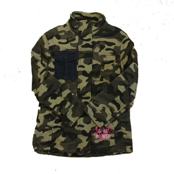 Jessica Simpson | Jackets & Coats | Jessica Simpson Girls Green Camo ...